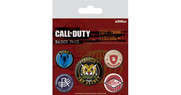 Pins Set Call of Duty - Black Ops Cold War