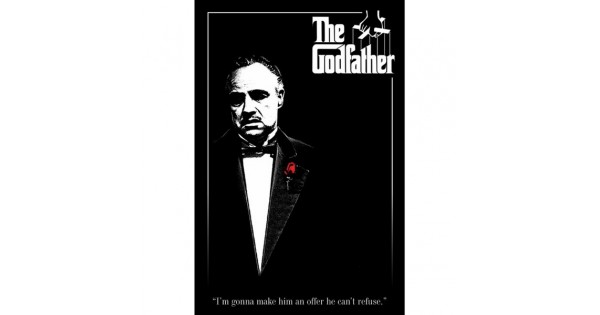 Αφίσα Red Rose The Godfather