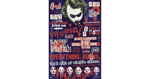 Αφίσα Joker Infographic - DC